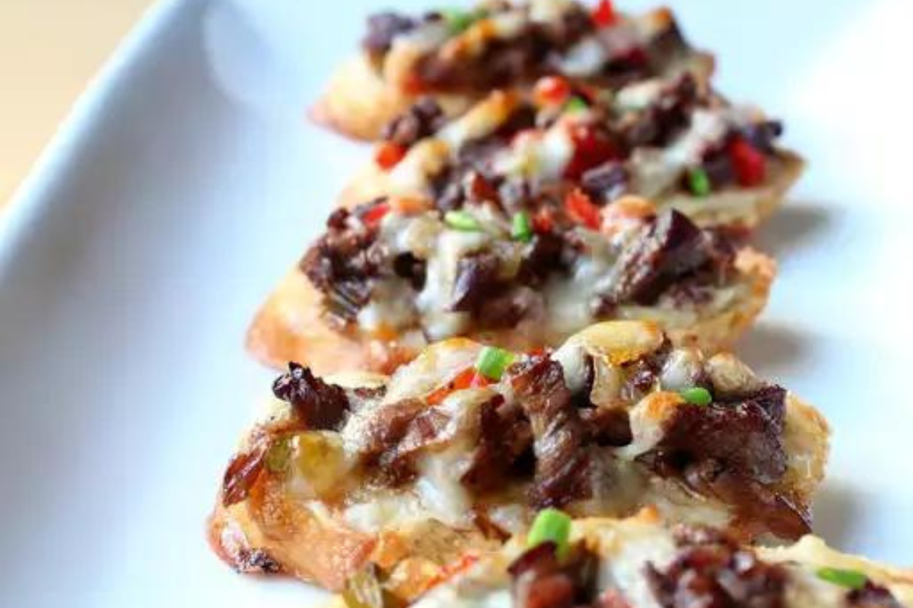 Mini Philly Cheesesteak bites - Entertaining the RV Life