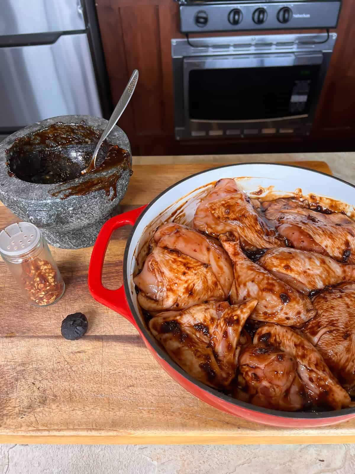 Unforgettable Black Garlic Roast Chicken - Entertaining the RV Life
